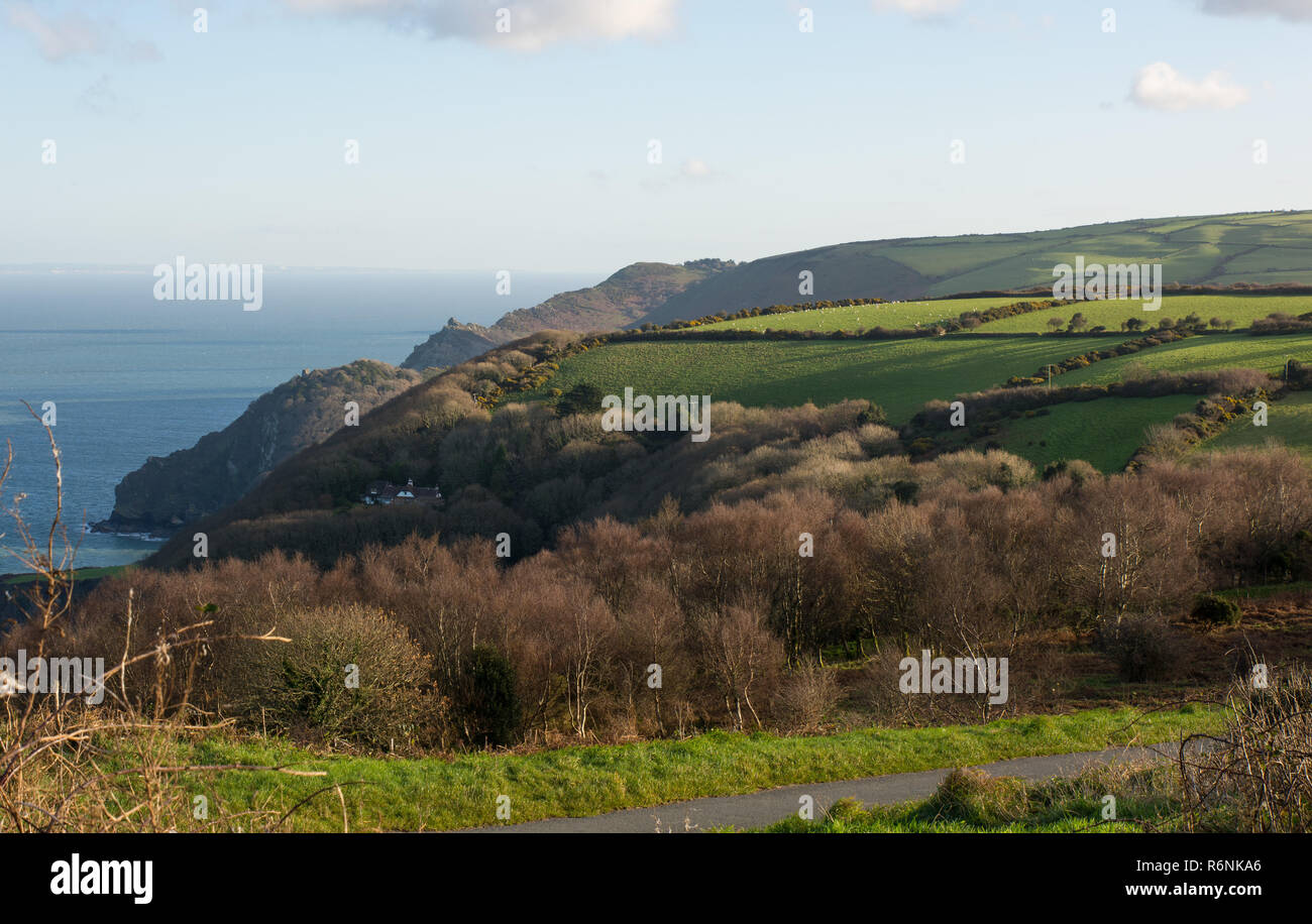 North Devon coastline, England Stock Photo - Alamy