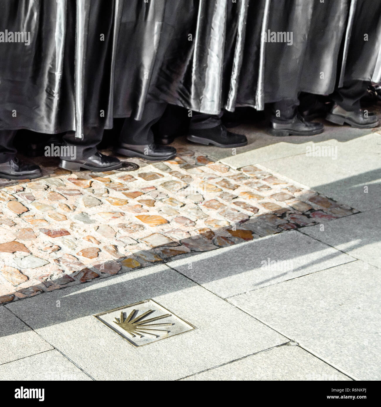 Detail of a traditional Spanish Holy Week procession Stock Photo - Alamy