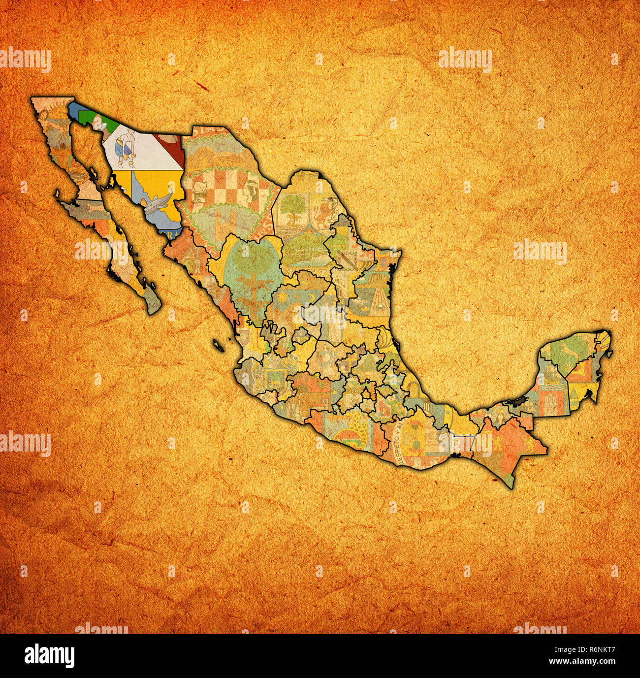 Sonora map hi-res stock photography and images - Alamy