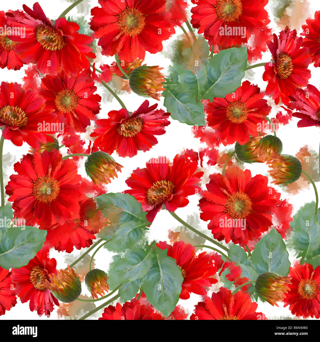 seamless floral pattern Stock Photo - Alamy
