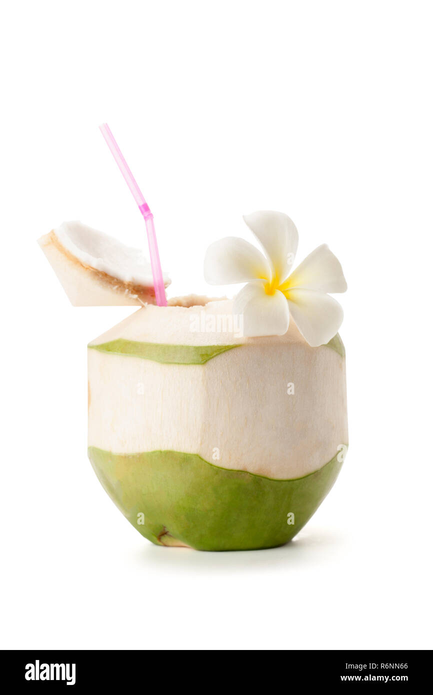 fresh coconut water Stock Photo - Alamy