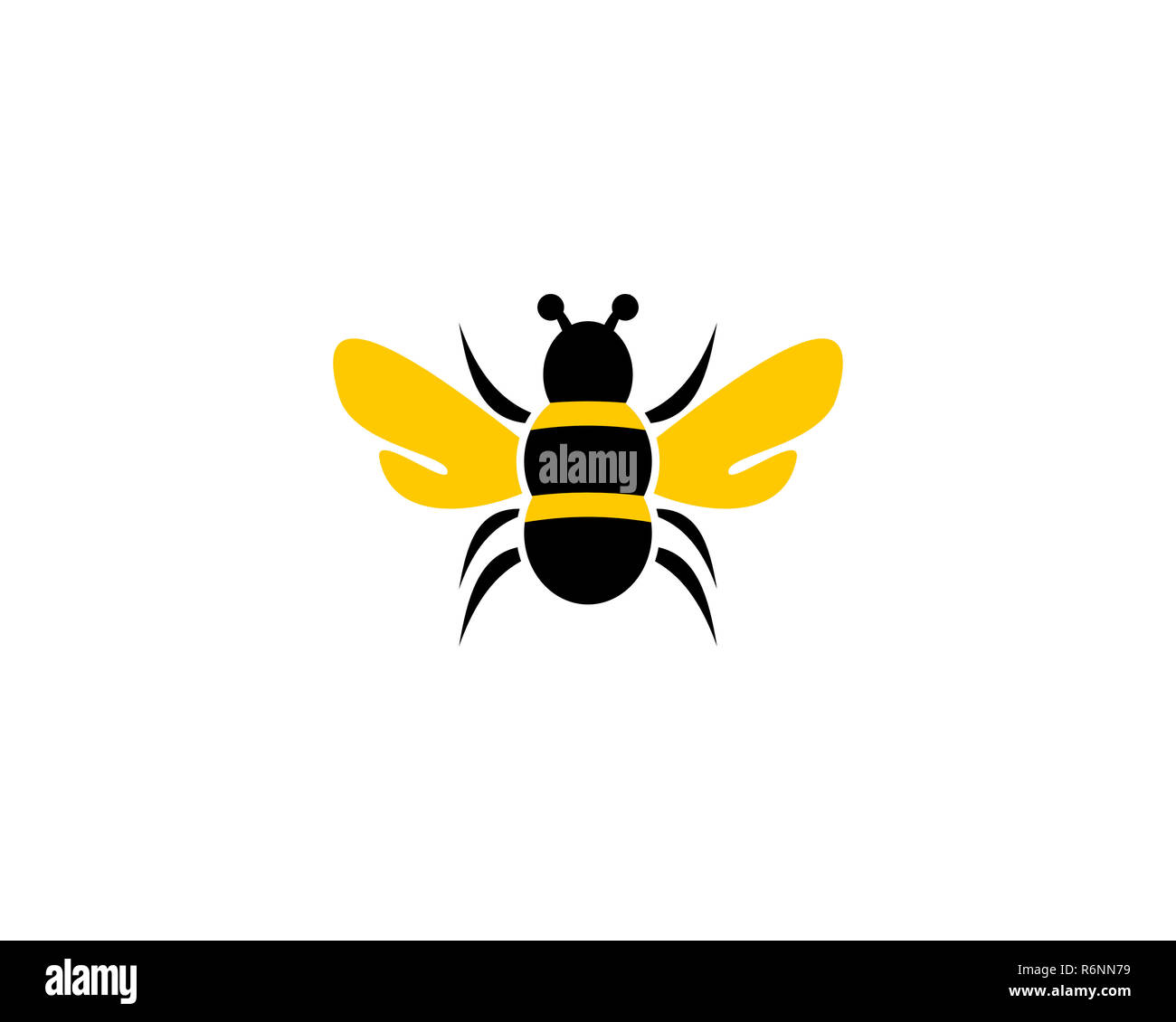 Logo insect badge bee Cut Out Stock Images & Pictures - Alamy