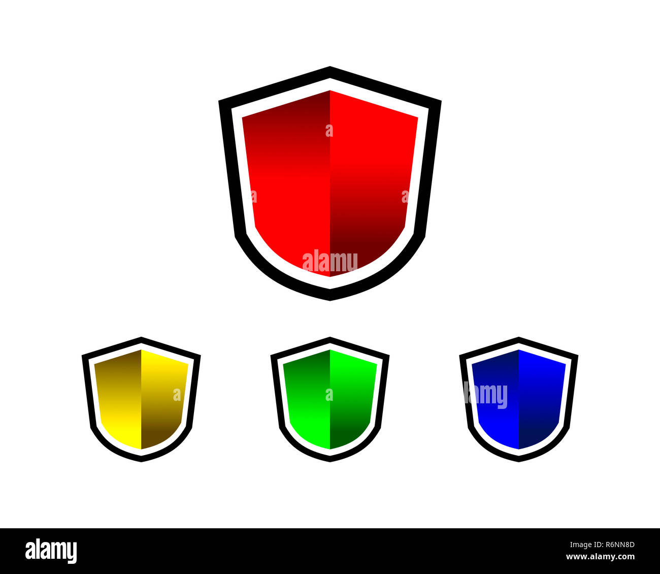 Shield blank hi-res stock photography and images - Alamy