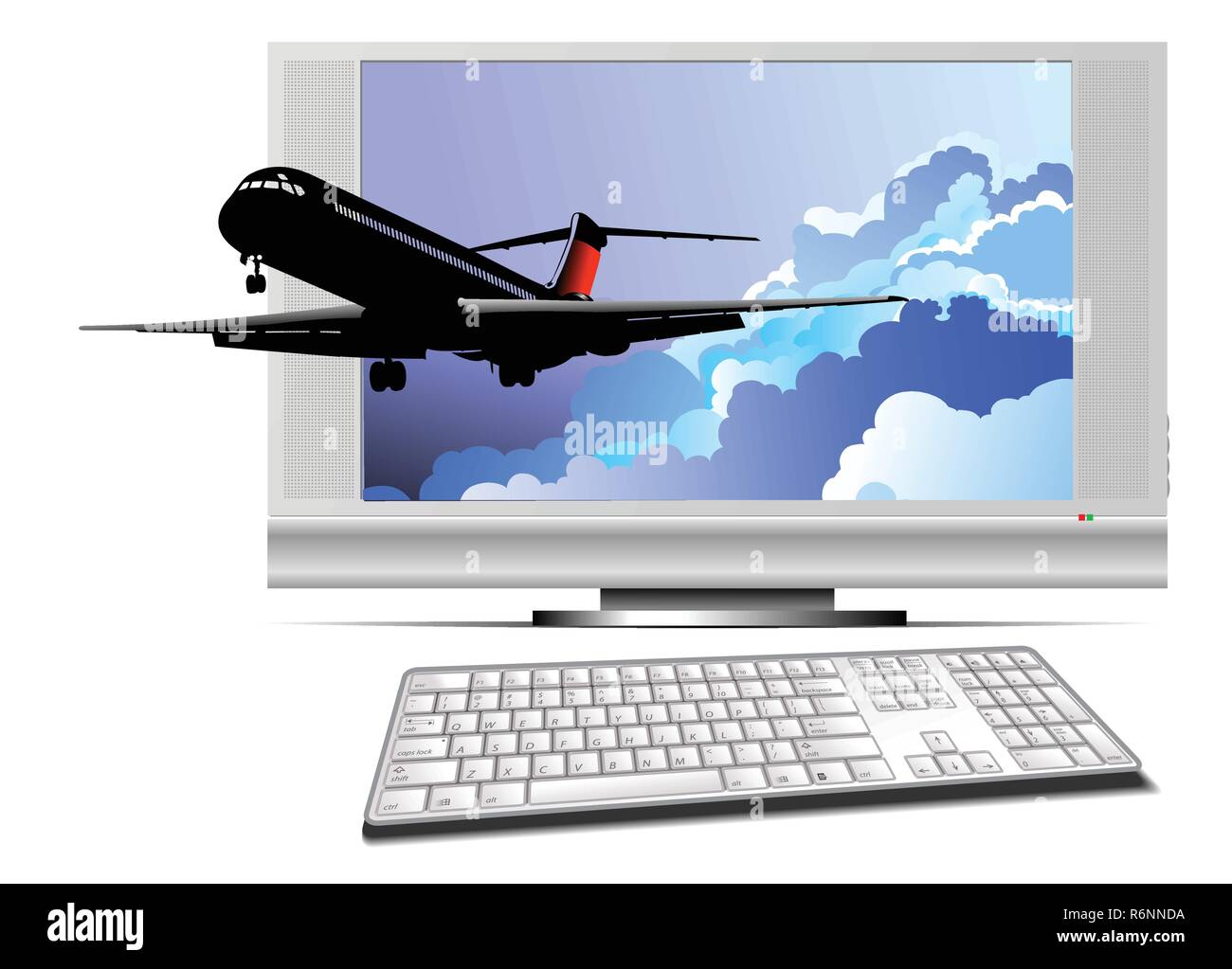 Display plane Stock Vector Images - Alamy