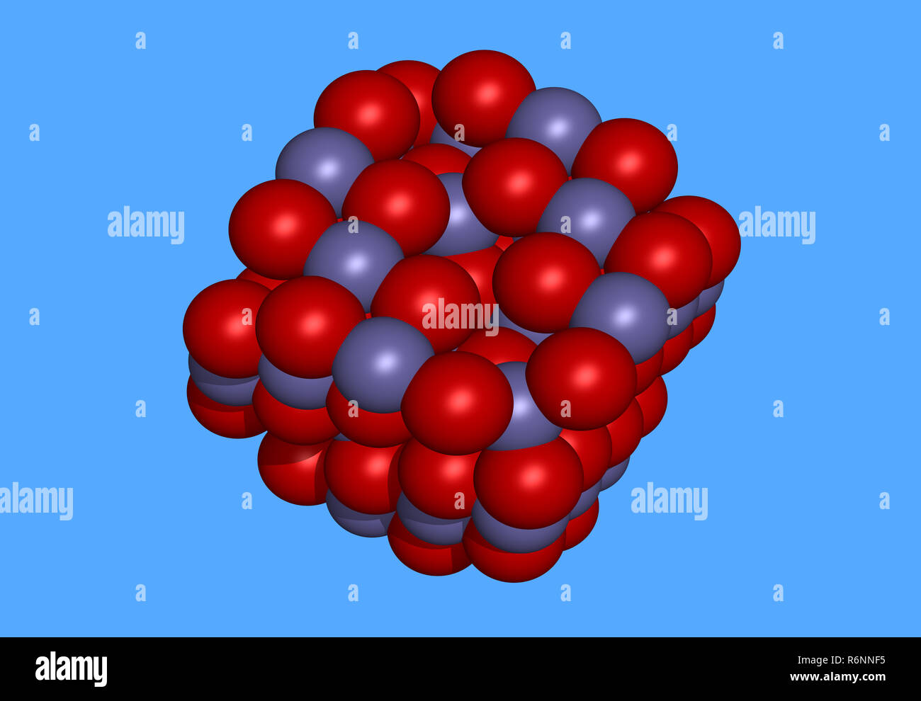 magnetite molecule model Stock Photo - Alamy