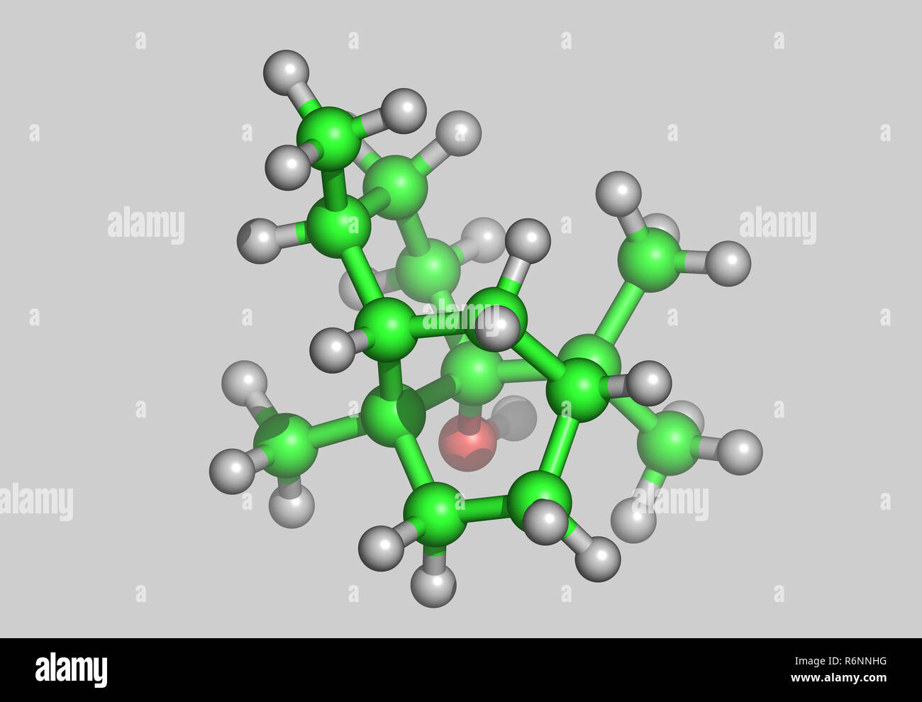 patchouli molecule model Stock Photo - Alamy
