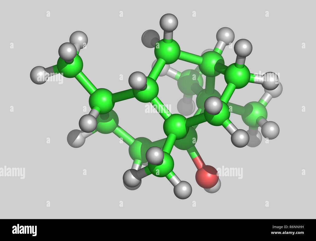 patchouli molecule model Stock Photo - Alamy