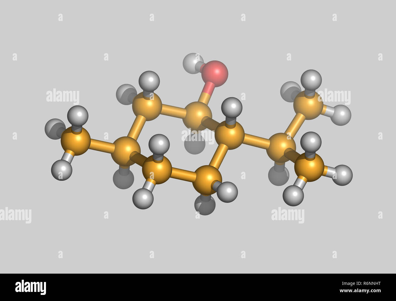 Menthol molecular hi-res stock photography and images - Alamy
