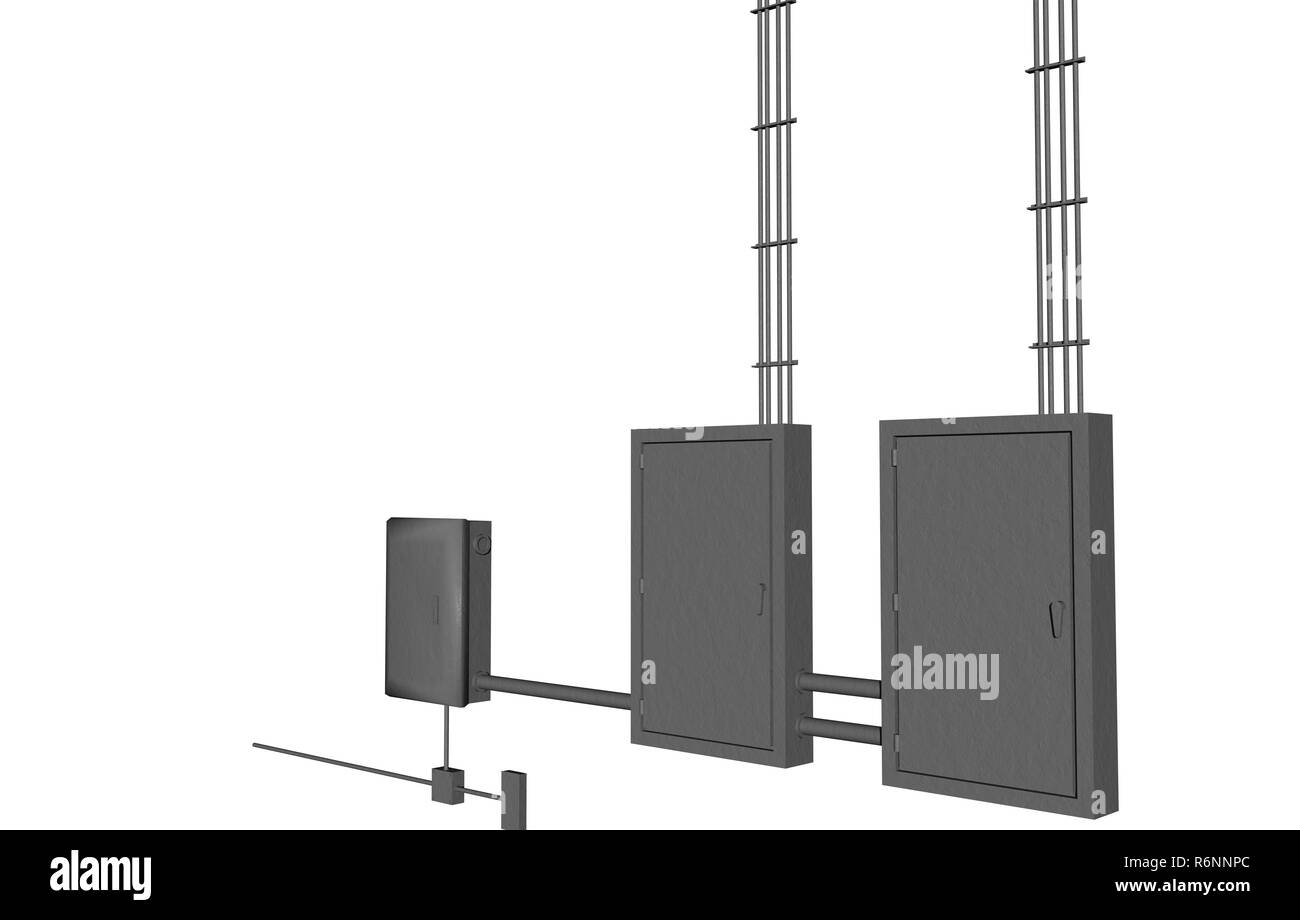 house electrics with power distribution boxes Stock Photo - Alamy