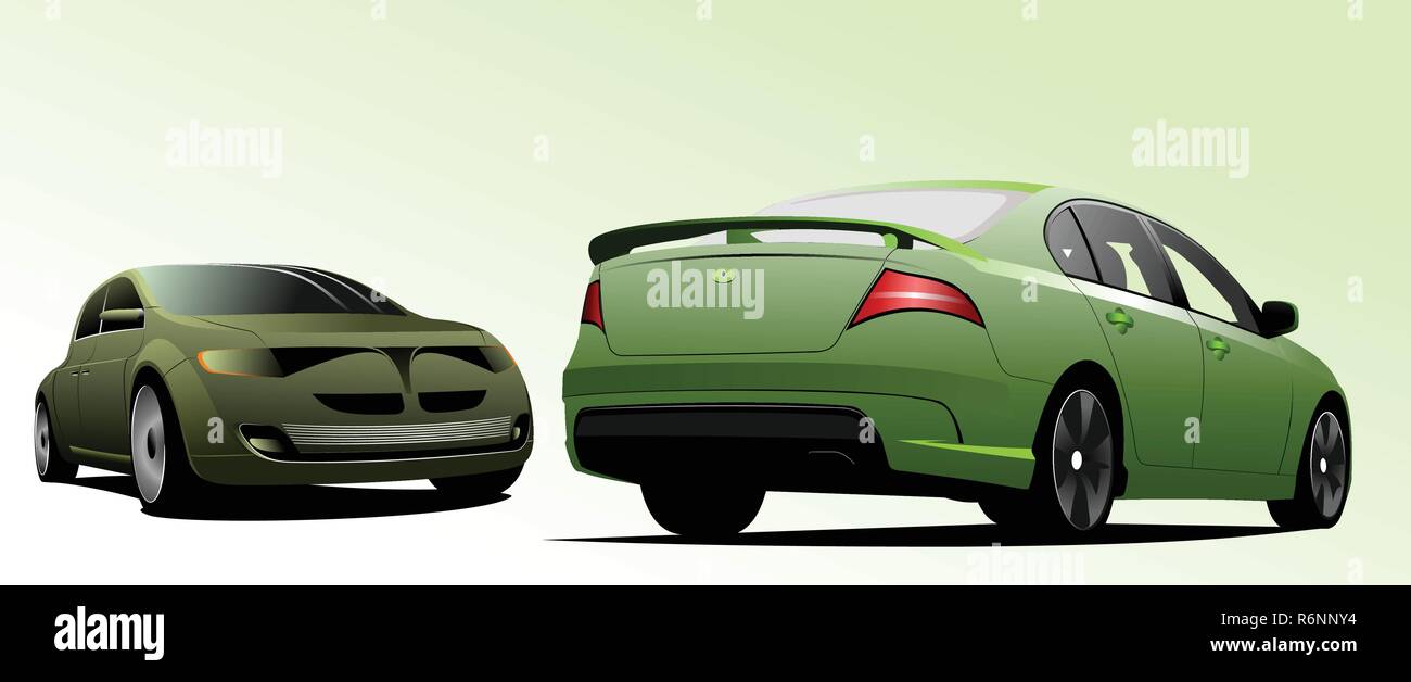Two green Stock Vector Images - Alamy