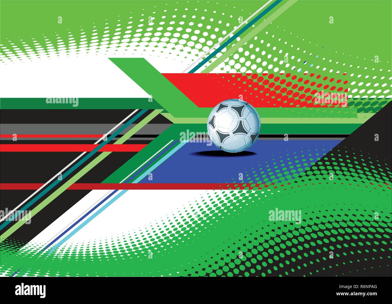 World Cup Soccer banner. Colored Vector illustration Stock Vector Image ...