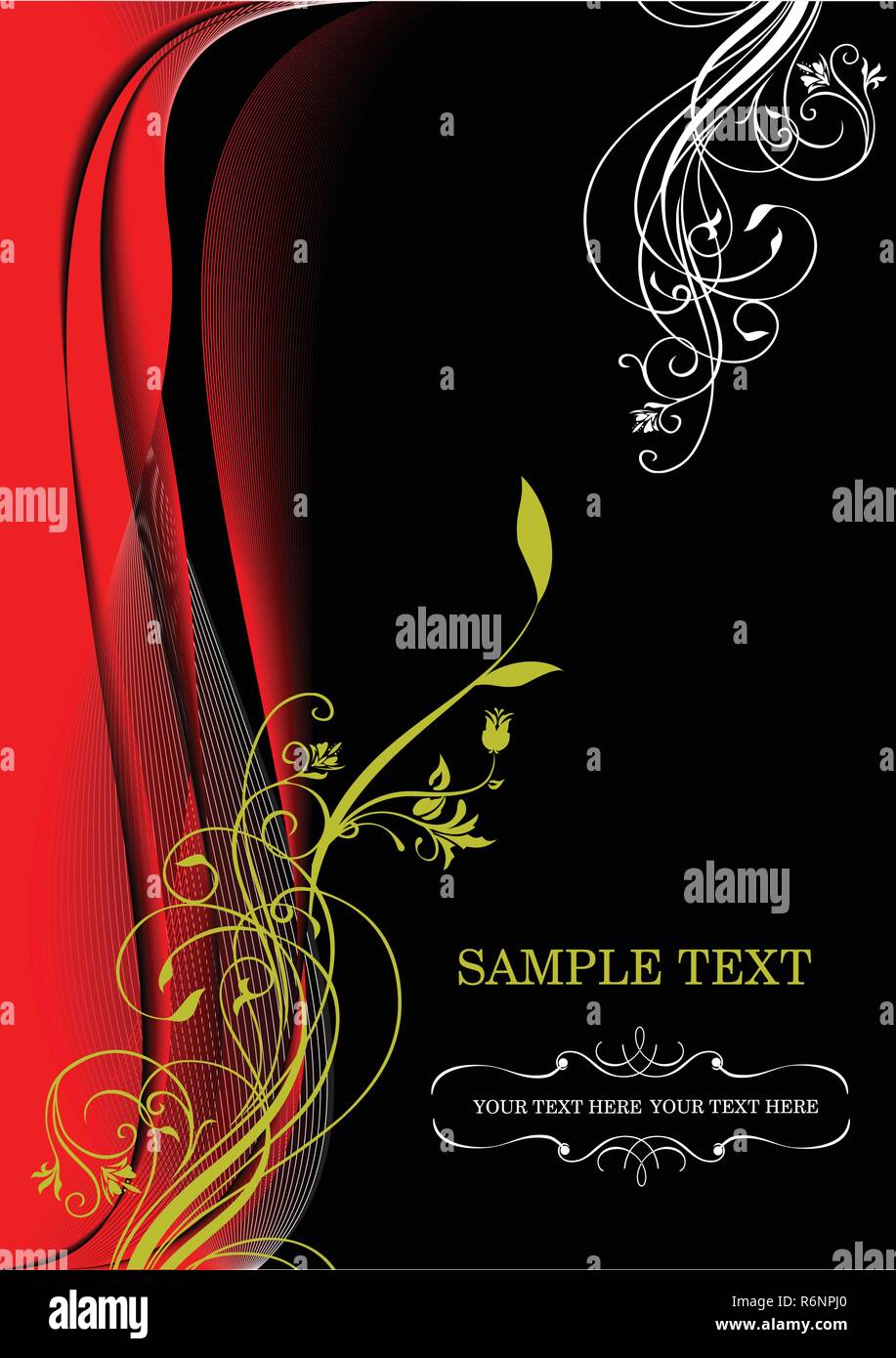 Abstract floral background. Vector illustration Stock Vector Image ...