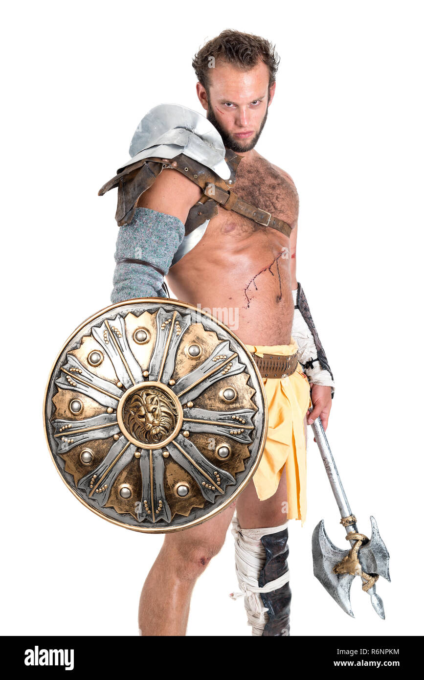 Gladiator axe Cut Out Stock Images & Pictures - Alamy