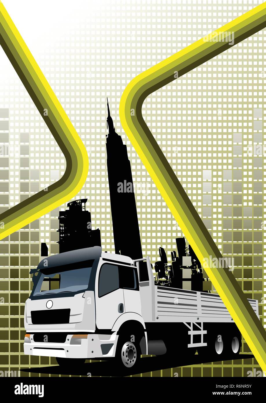 Abstract hi-tech background. Colored vector illustration for designers ...