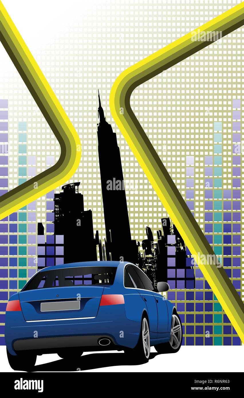 Abstract hi-tech background. Colored vector illustration for designers ...