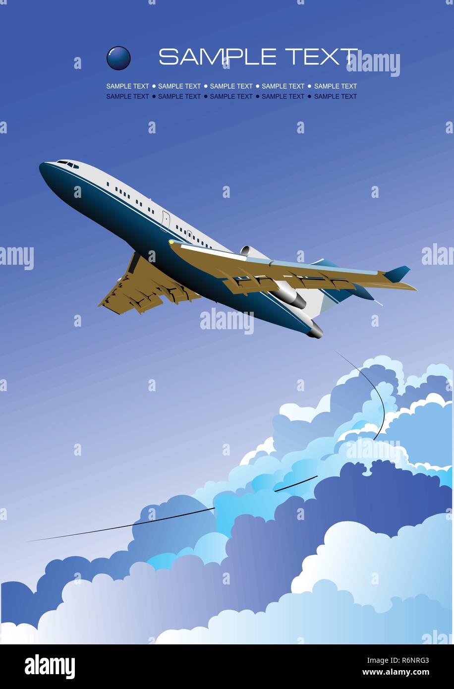 Aircraft painting Stock Vector Images - Alamy