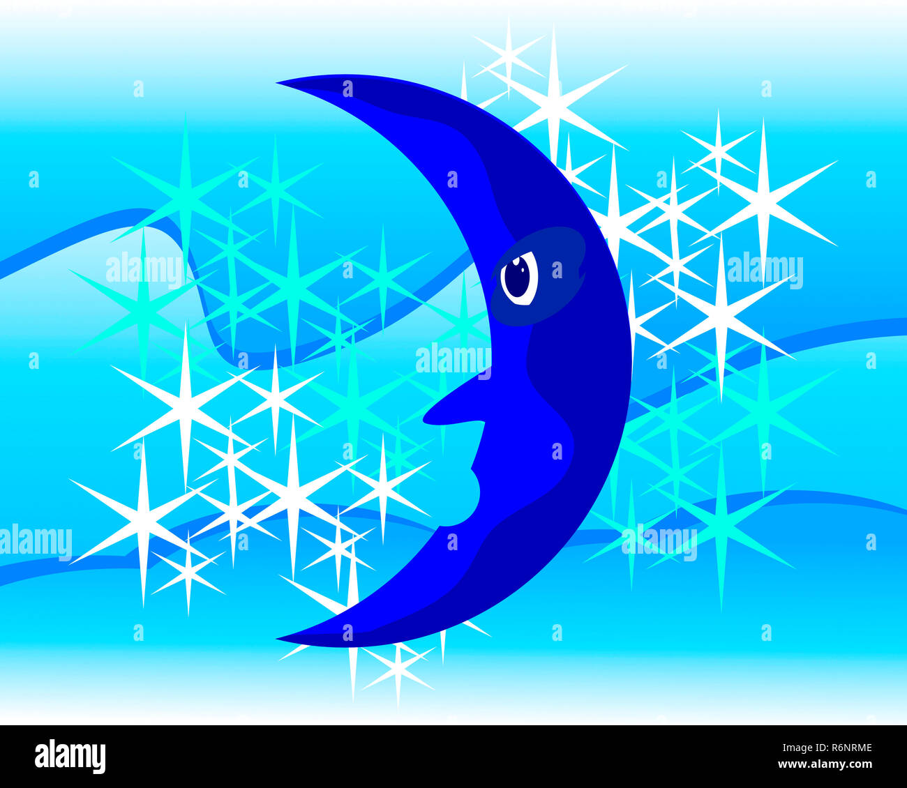 Moonlit backdrop hi-res stock photography and images - Alamy