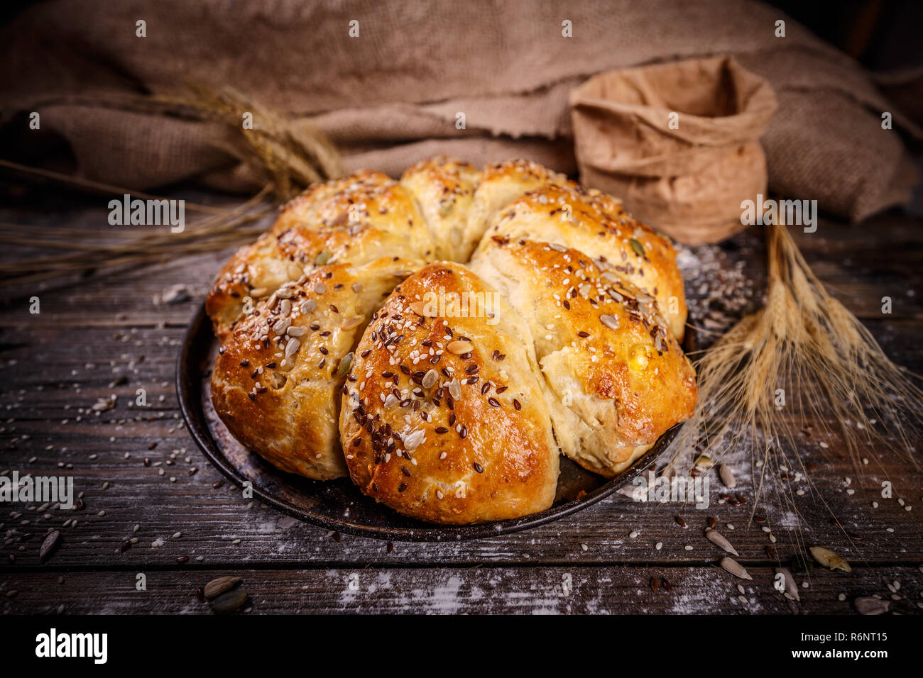 Wheat triangle rolls hi-res stock photography and images - Alamy