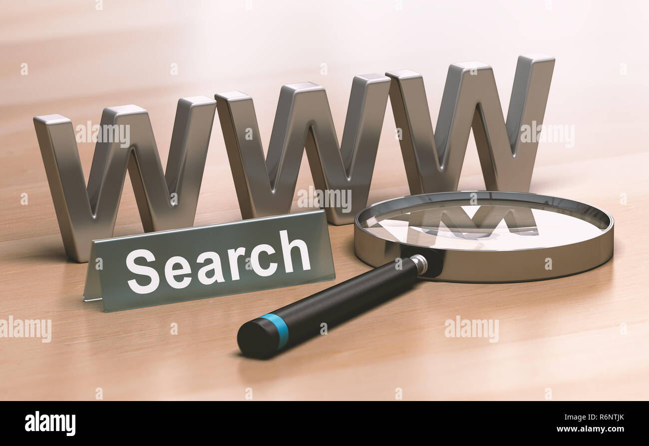 Web Search Concept Stock Photo - Alamy