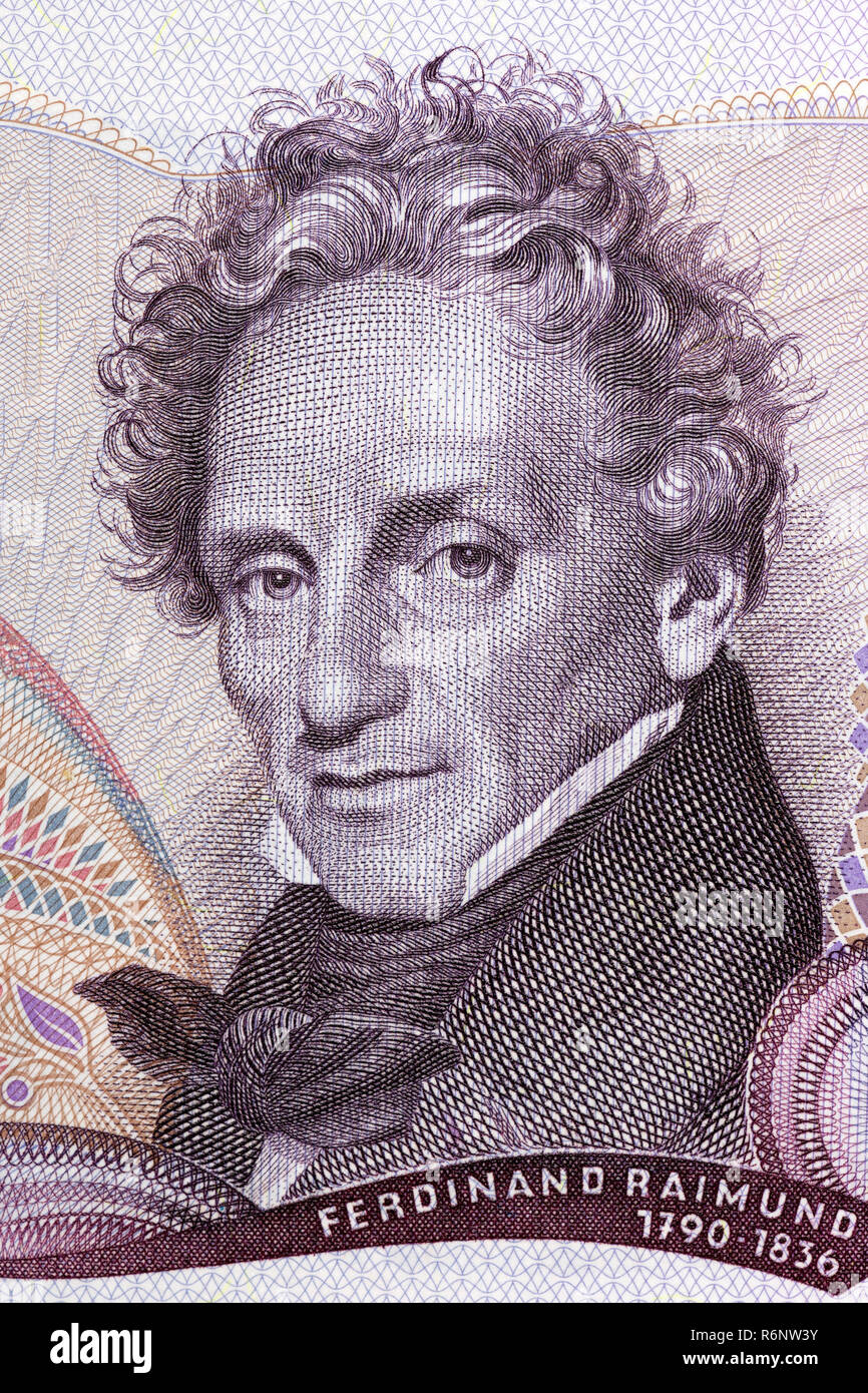 Ferdinand Raimund portrait Stock Photo - Alamy