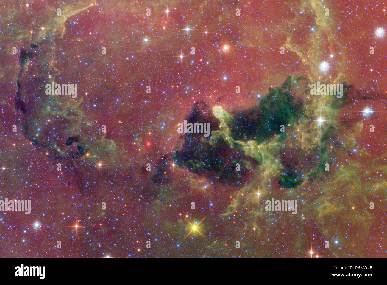 Starfield stardust and nebula in endless beautiful universe. Elements ...