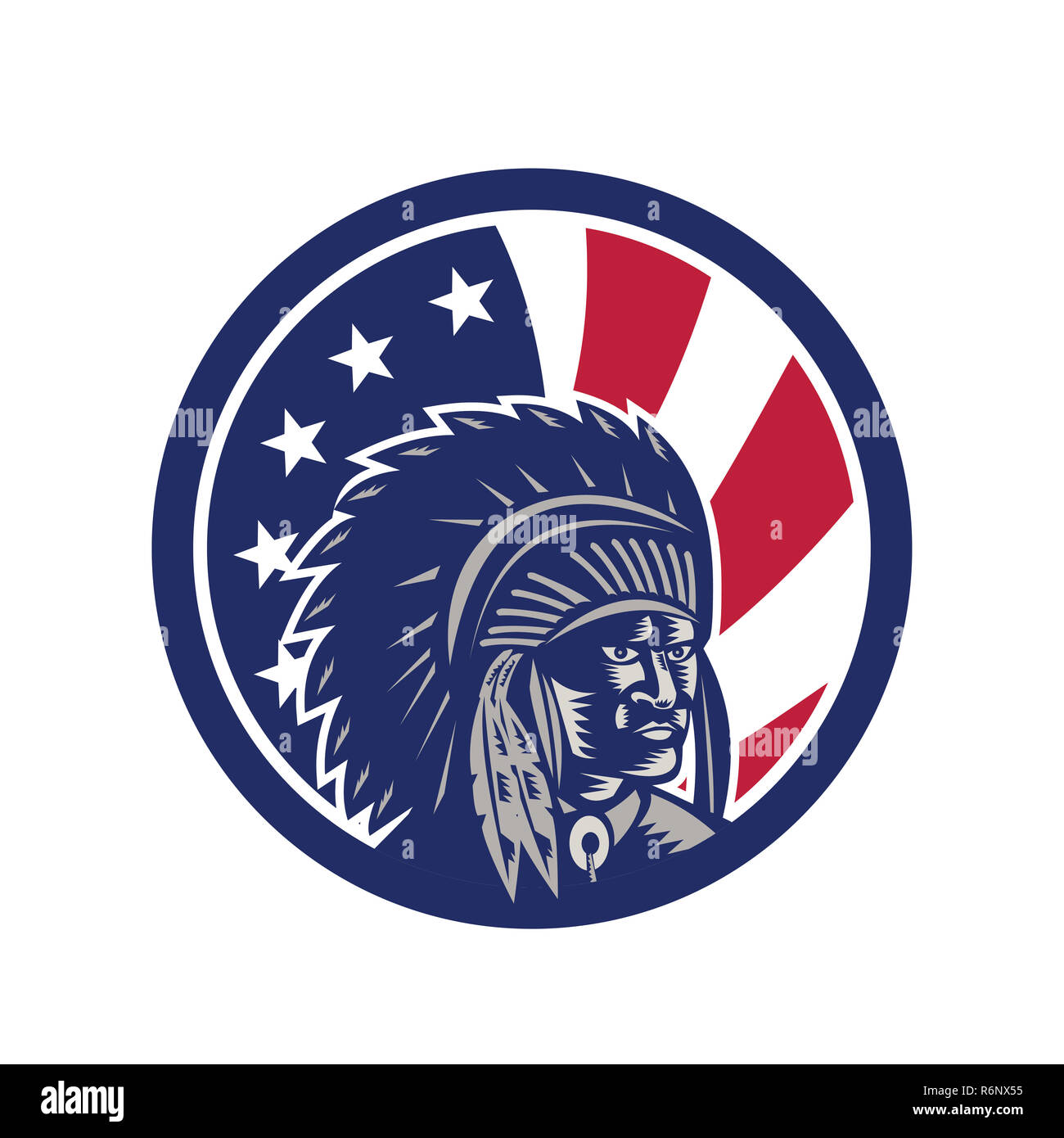 Native American Hawk Symbol