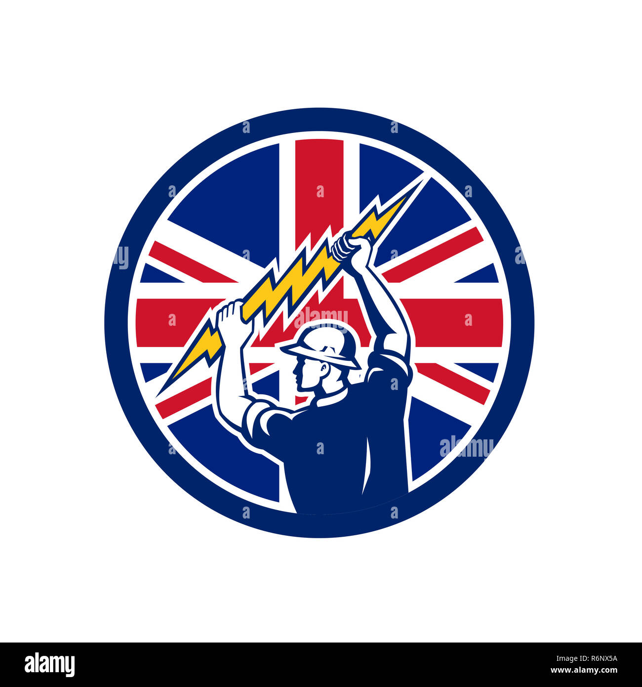 Uk union jack electricity hi-res stock photography and images - Alamy