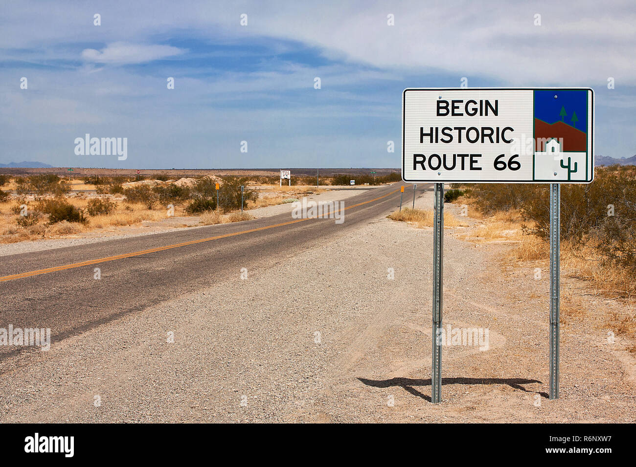 Starting point of historic route 66 hi-res stock photography and images ...