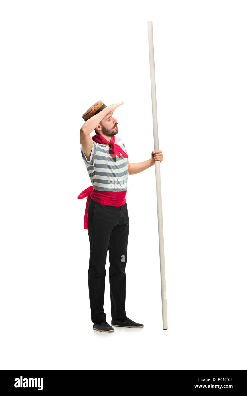 Friendly gondolier hi-res stock photography and images - Alamy
