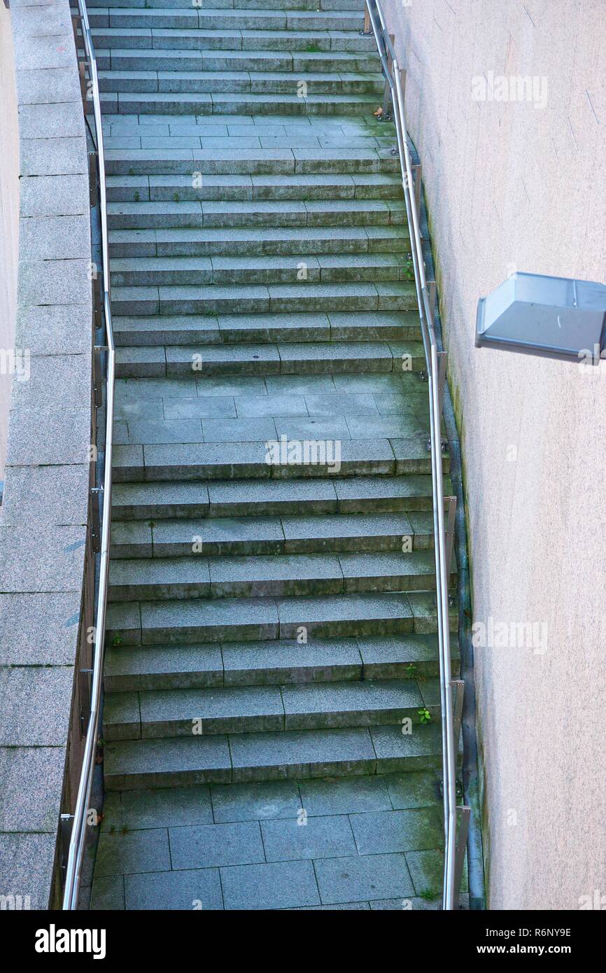 the stairs structure in the street Stock Photo - Alamy