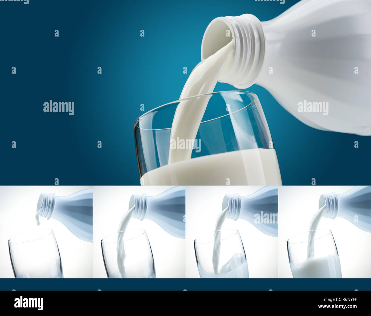Pouring milk into a tumbler hi-res stock photography and images - Alamy