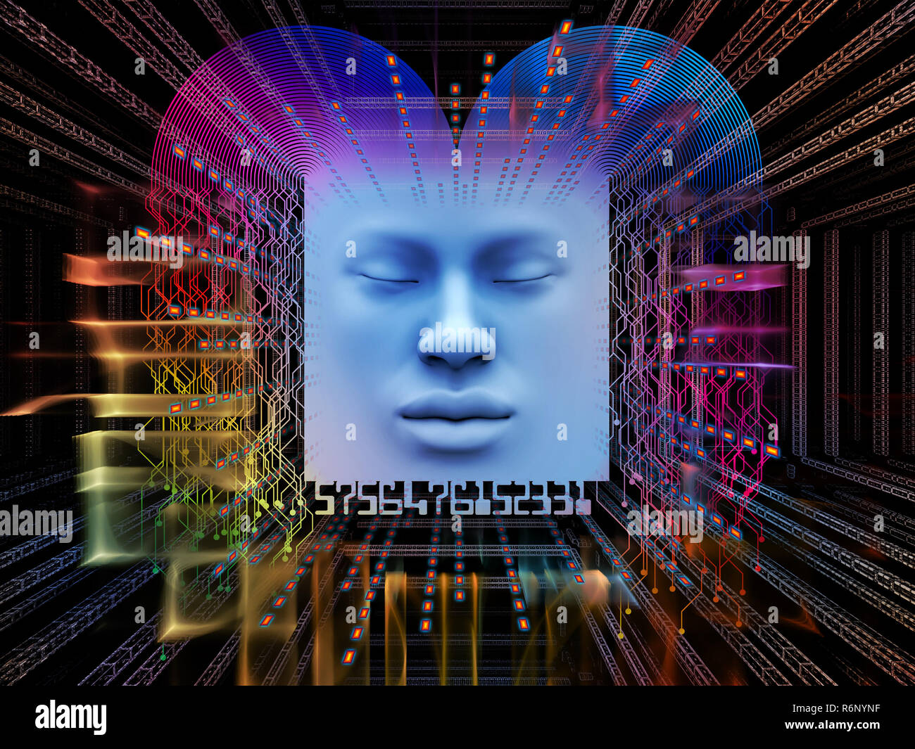 Advance of Super Human AI Stock Photo - Alamy