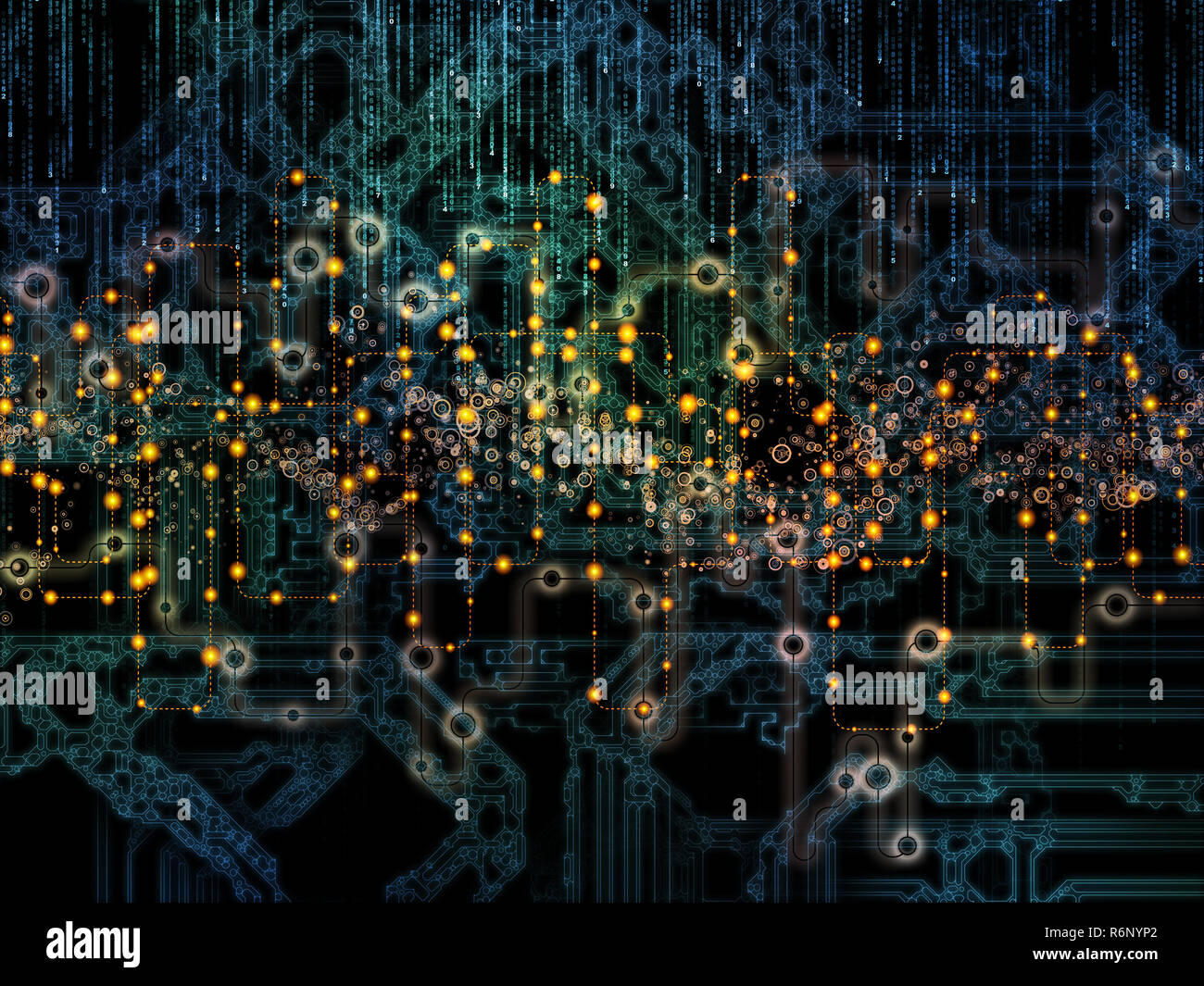 Virtualization of Data Transfers Stock Photo - Alamy