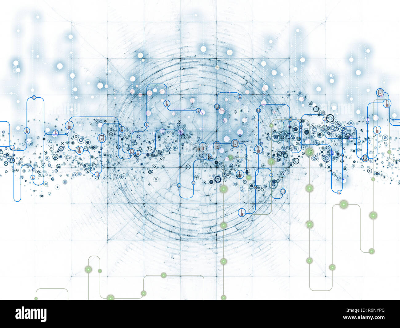 Virtual Data Transfers Stock Photo - Alamy