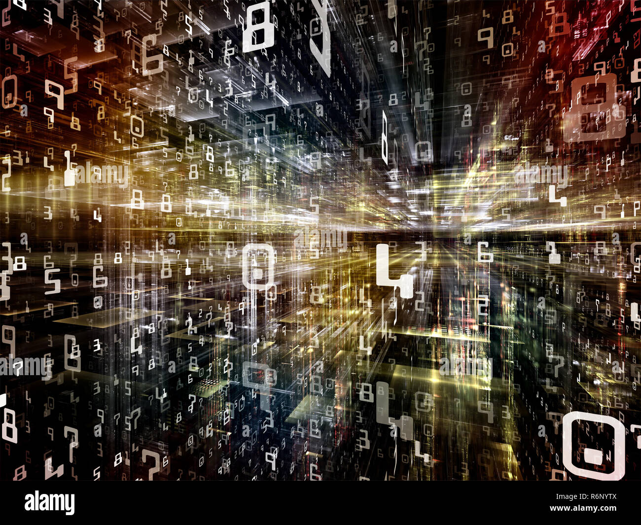 In Search of Virtual World Stock Photo - Alamy