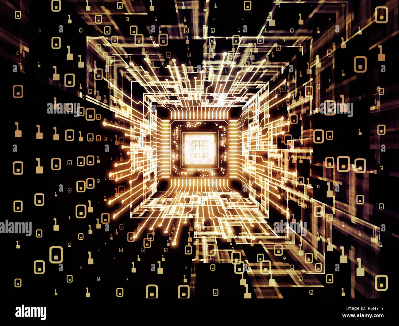 Speed of Digital Processor Stock Photo - Alamy