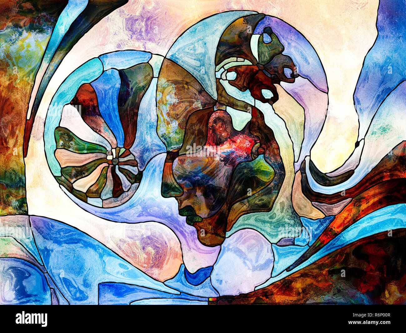 Color Division Background Stock Photo - Alamy