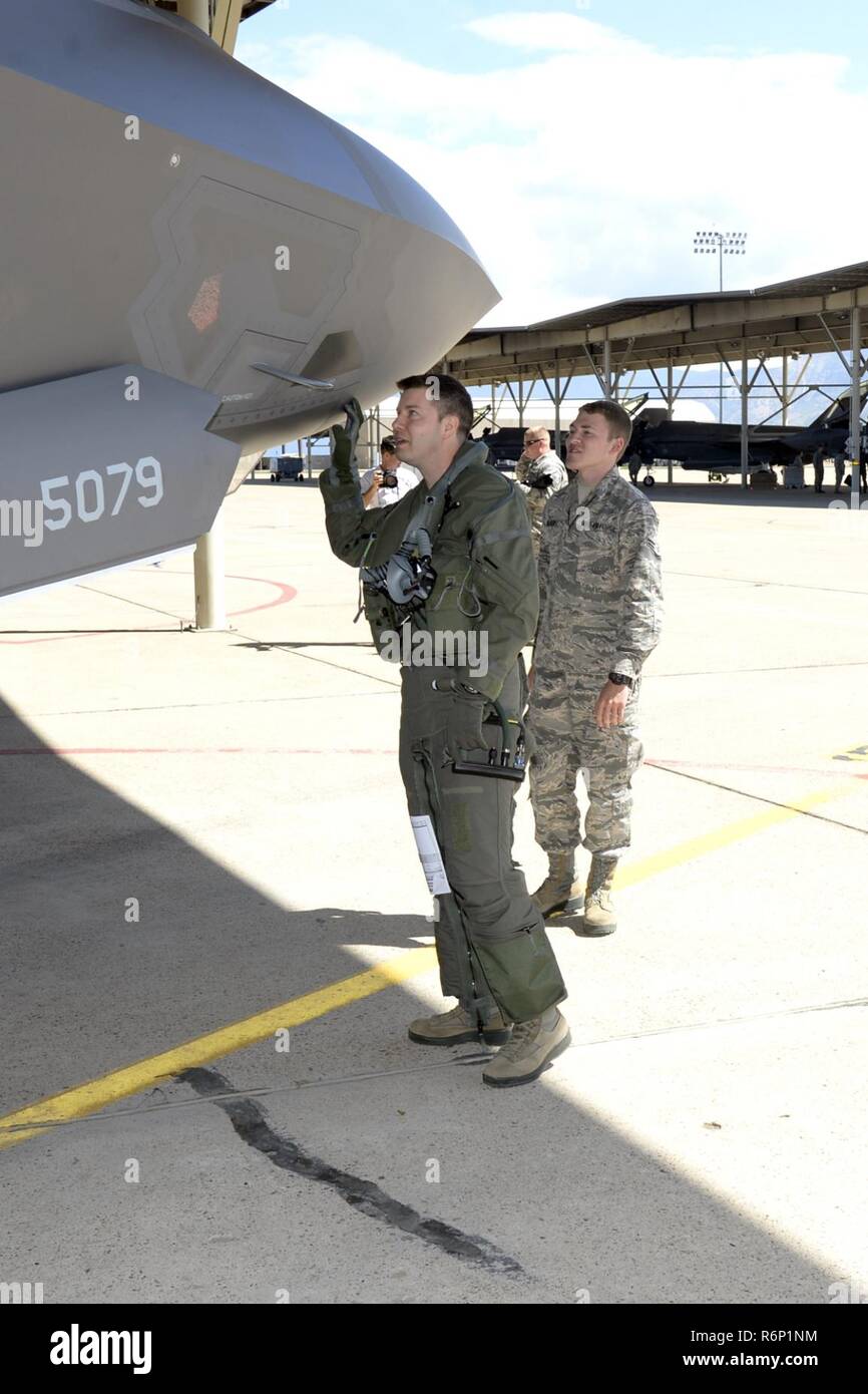 Lt. Col. Dave DeAngelis, 419th Operations Group, and Airman 1st Class ...