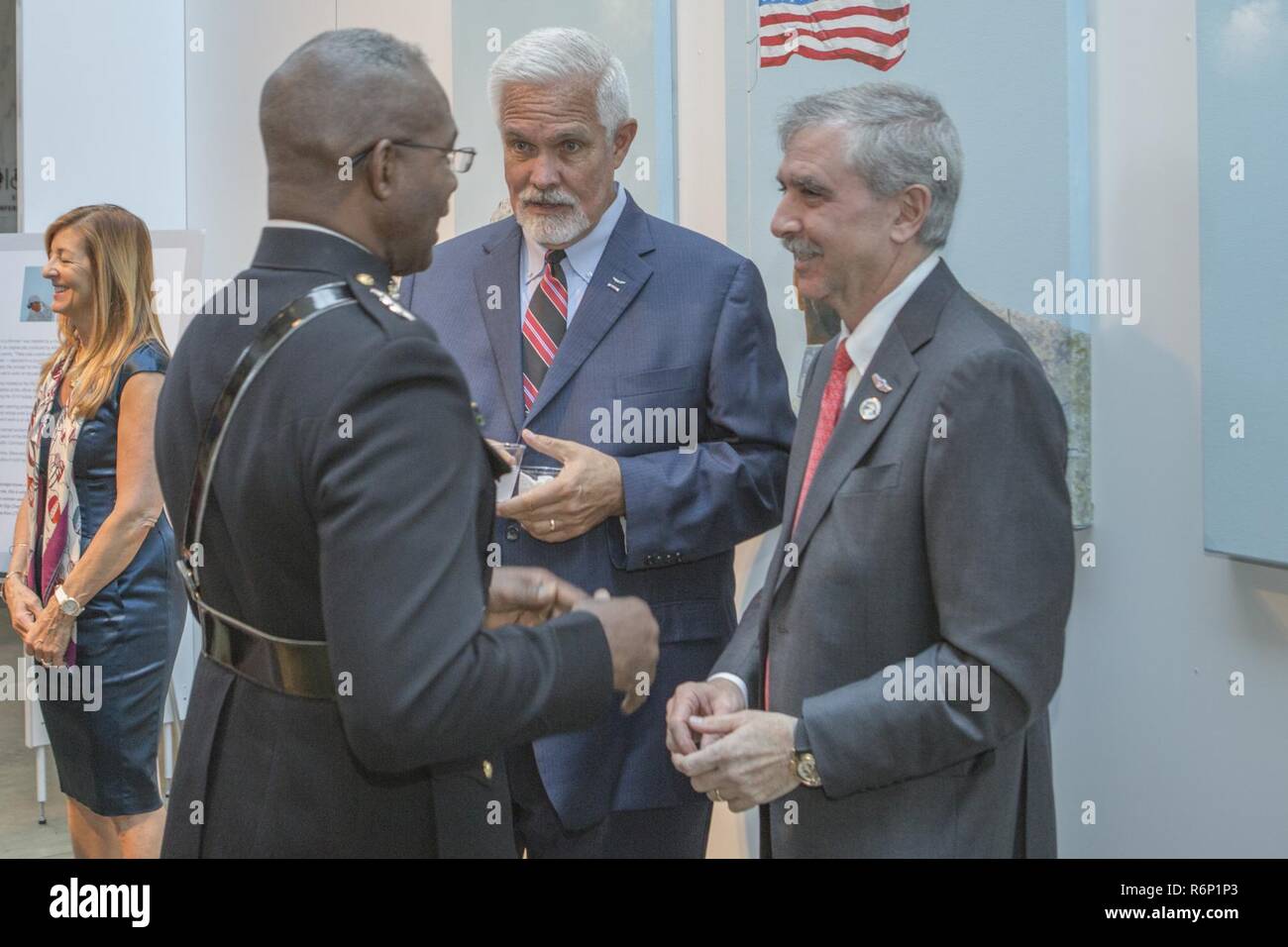 From left, U.S. Marine Corps Lt. Gen. Robert L. Bailey, deputy ...