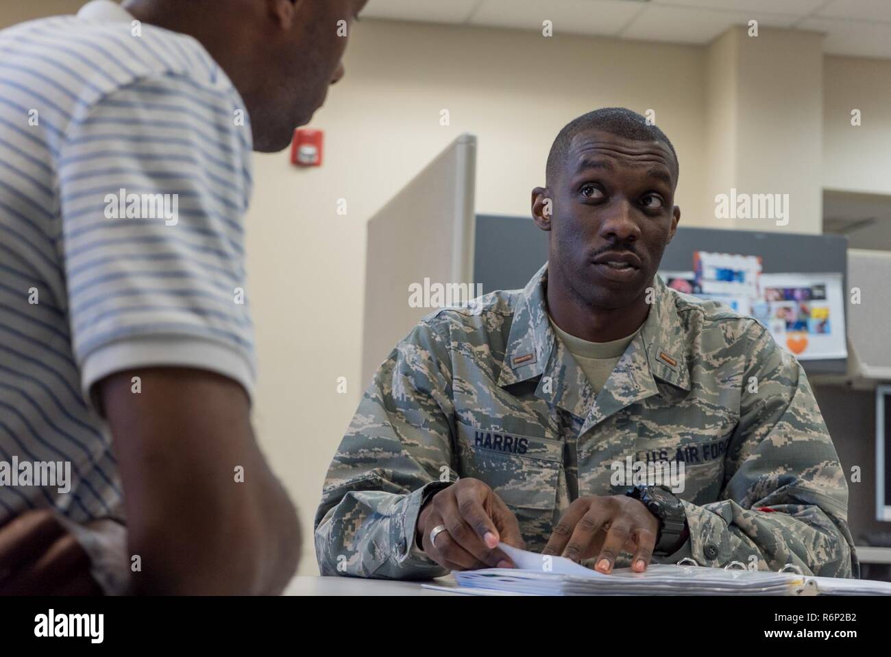Air Force Reserve 2nd Lt. D’Anthony Harris, 413th Aeromedical Staging ...
