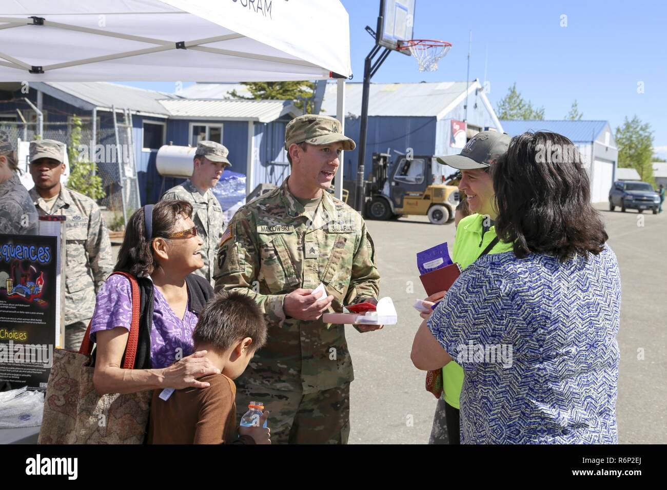 Alaska National Guard Sgt. Austin Makowski, civil operator with the ...