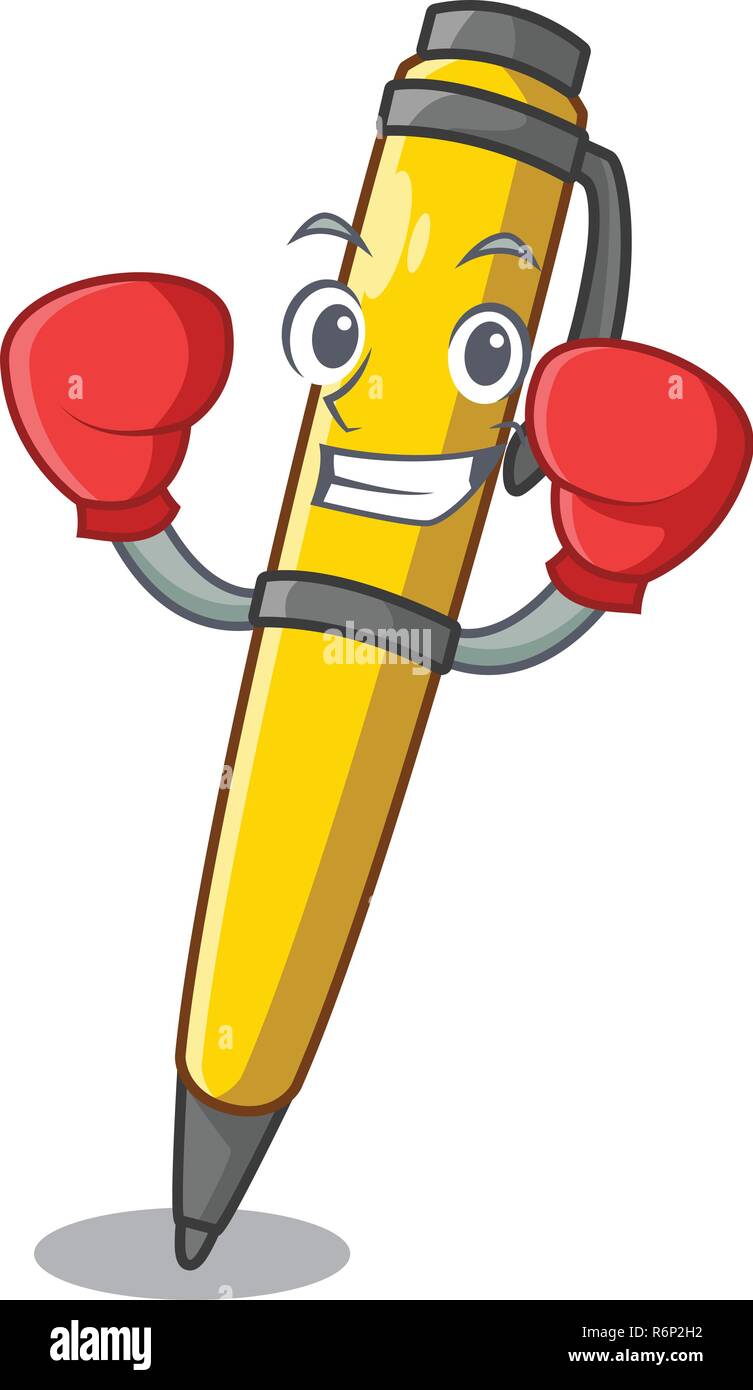 Boxing Pen shape that on a cartoon Stock Vector Image & Art - Alamy