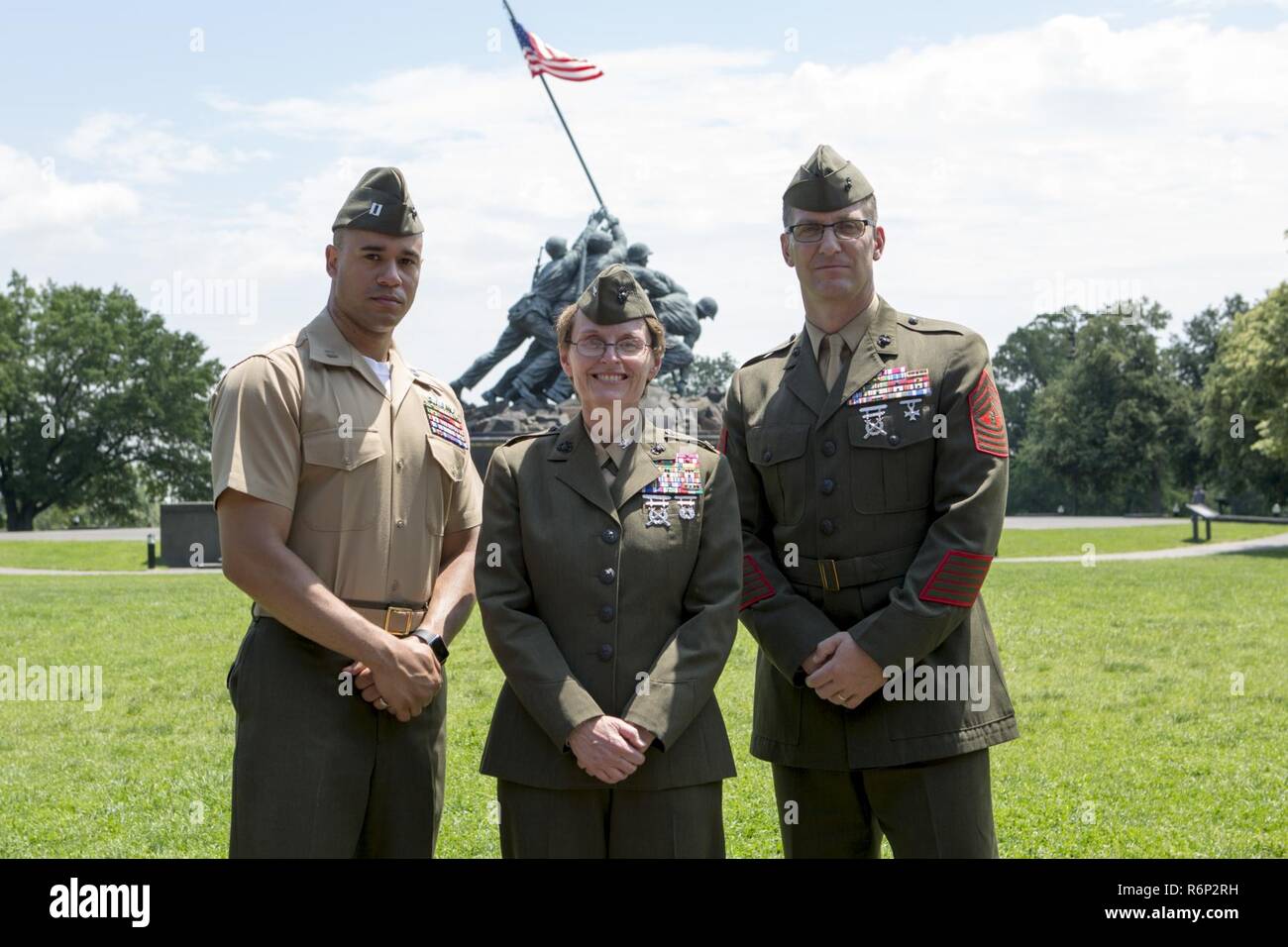 U.S. Marine Corps Col. Nancy Springer, director, Logistics Distribution ...