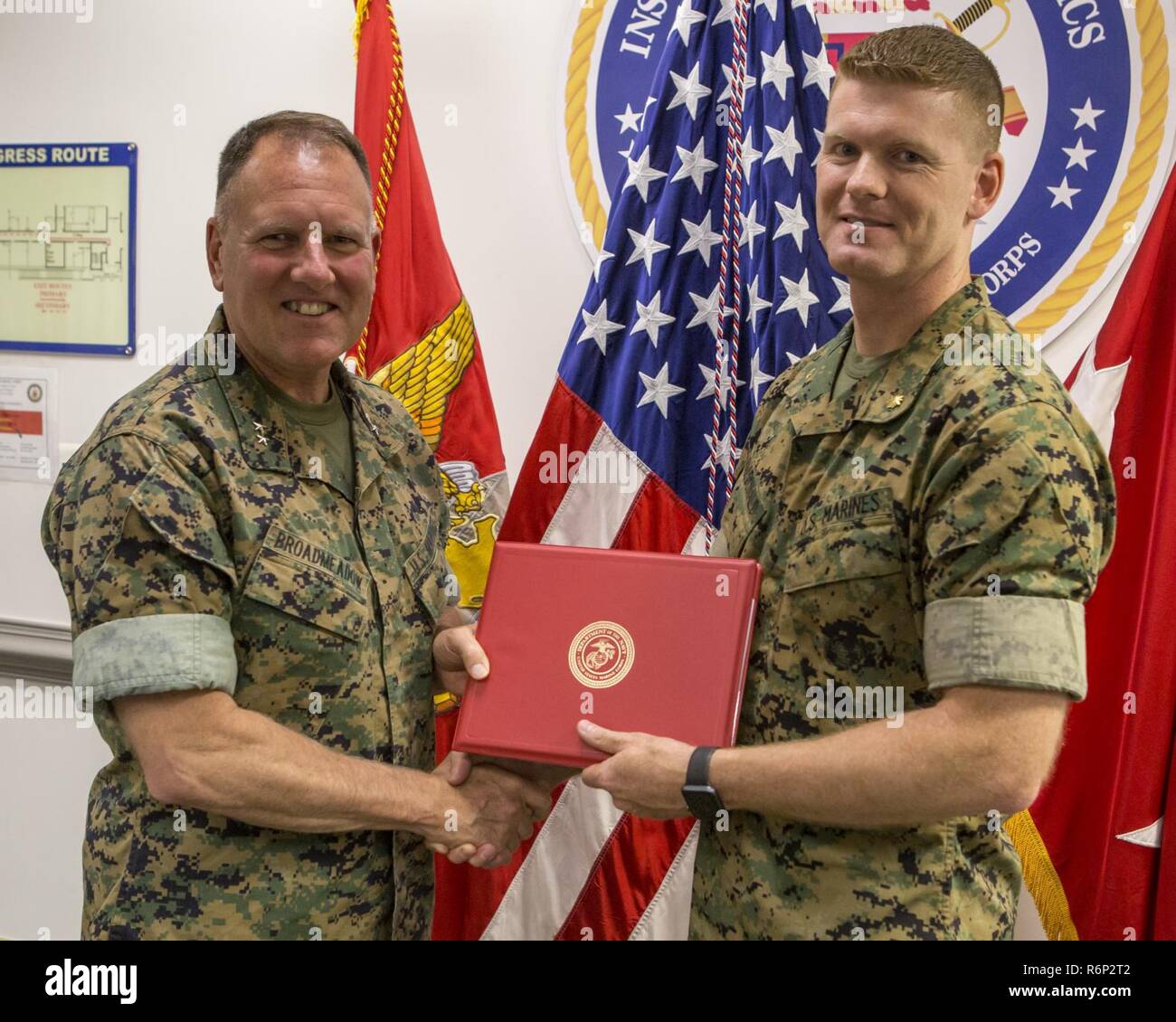 U S Marine Corps Maj Gen John Broadmeadow Commanding General