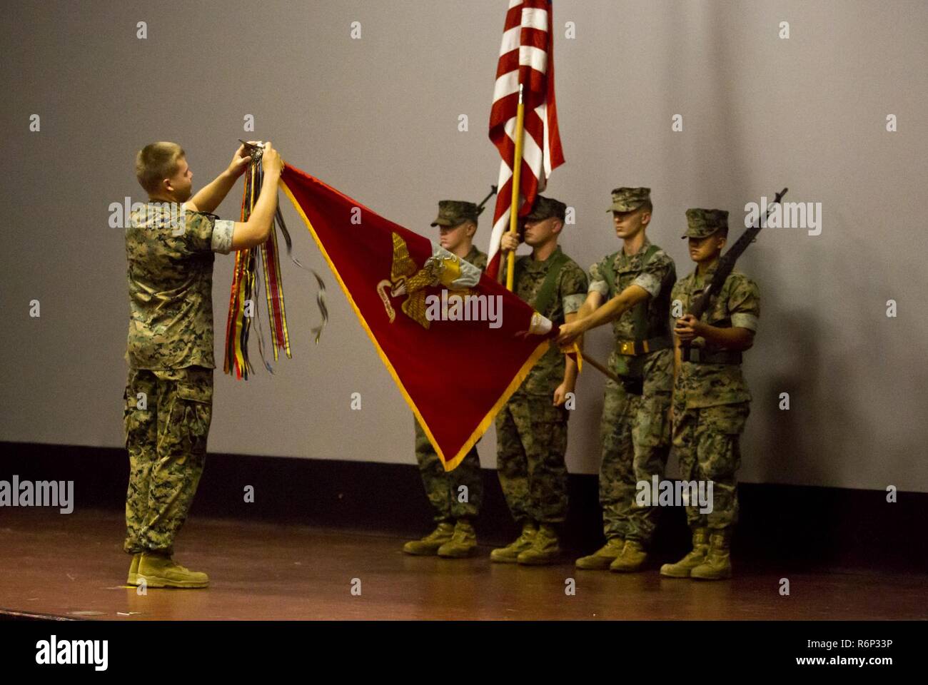 U.S. Marine Lance Cpl. Tyler Augustine assigned to I Company, 3d ...