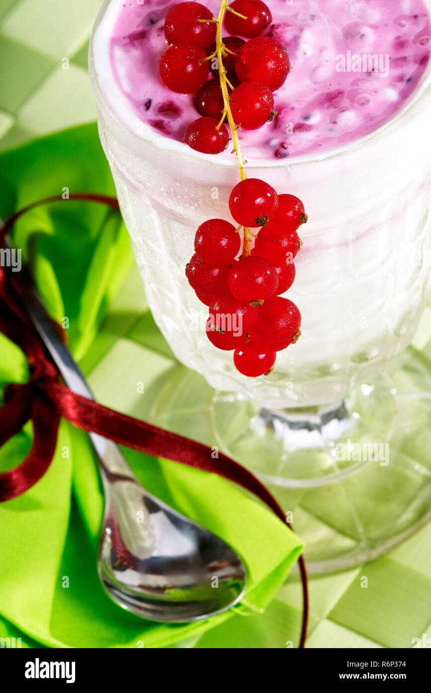 fruit curd in a glass Stock Photo - Alamy