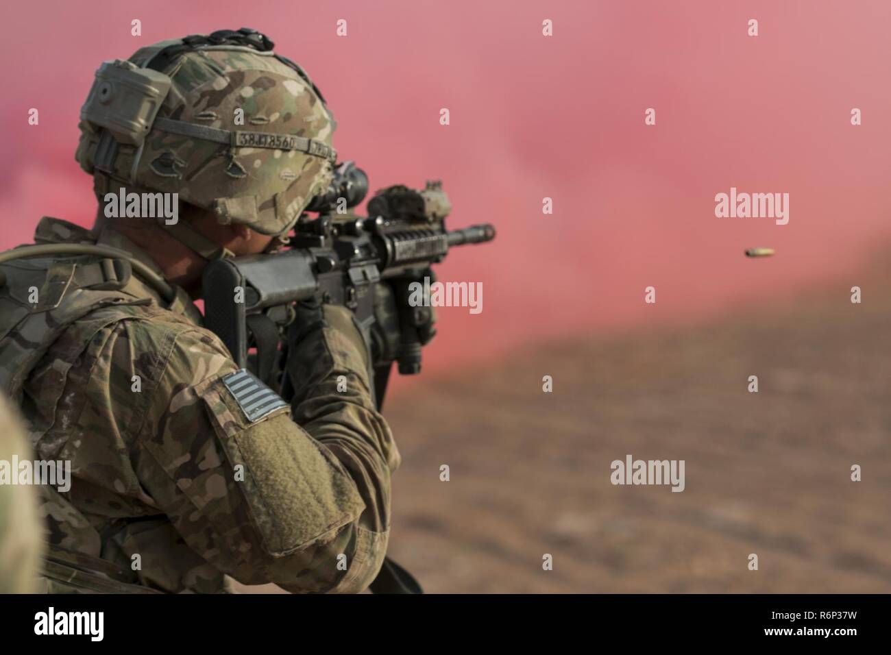 Spc. John Trisdale, an infantryman assigned to Company B, 3rd Battalion ...