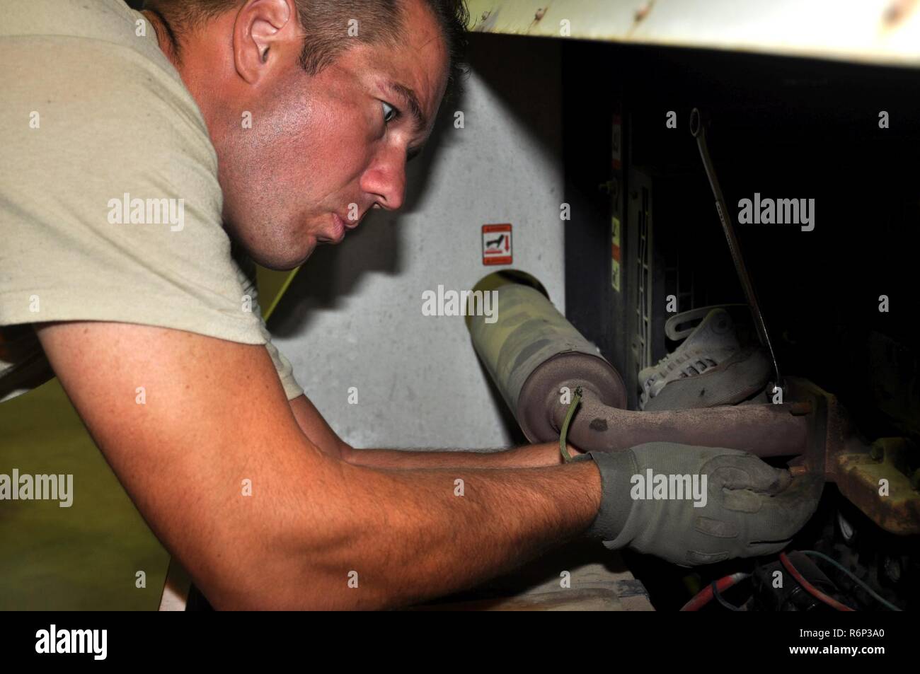 Staff Sergeant Jordan LeMay, the 386th Expeditionary Civil Engineer ...