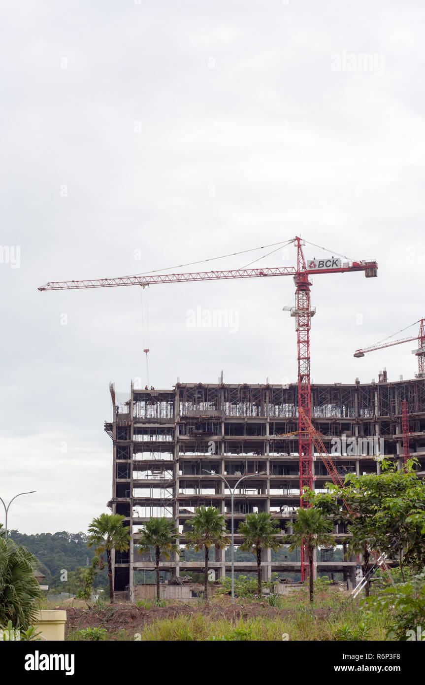 Batam, Indonesia. Building structure of a property Stock Photo - Alamy