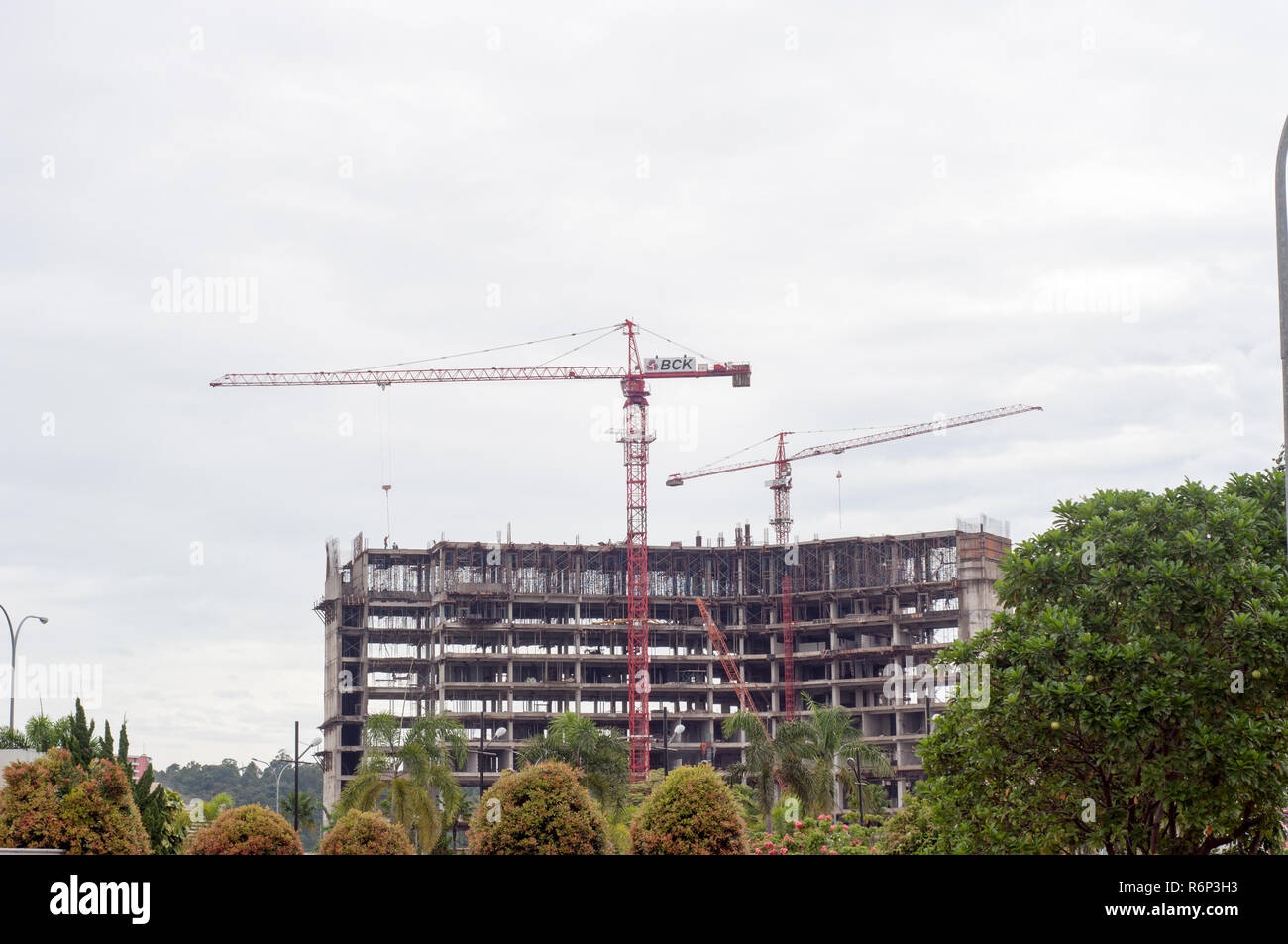 Batam, Indonesia. Building structure of a property Stock Photo - Alamy